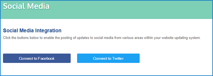 Setting up your Social Media Integration – Primarysite Help Centre