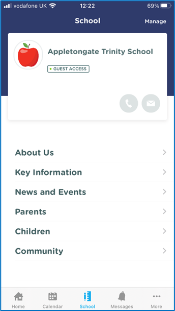 For Parents/Families using The School App – Primarysite Help Centre