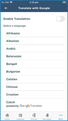 For Parents/Families using The School App – Primarysite Help Centre