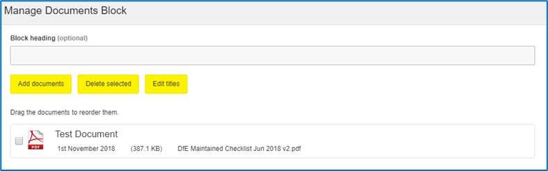 How to add a document – Primarysite Help Centre